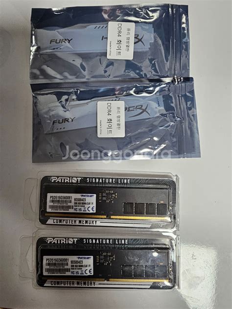 패트리어트 Ddr5 5600 16g X 2 32g Ram Vga Sound 중고나라