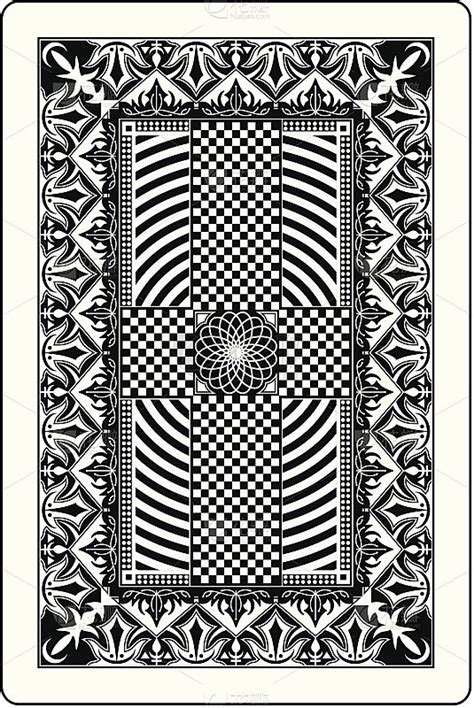 扑克牌背面60x90mm