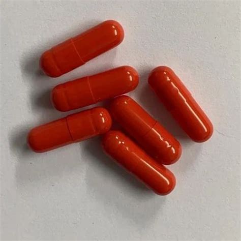 Scarlet Red HPMC Vegetarian Empty Capsules Size At Rs In Rangareddy