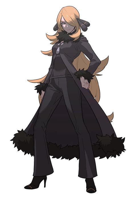 Cynthia Pokemon And More Drawn By Redlhzz Danbooru