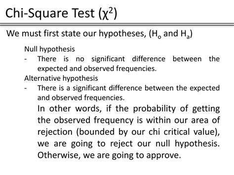 Ppt Chi Square Test χ 2 Powerpoint Presentation Free Download