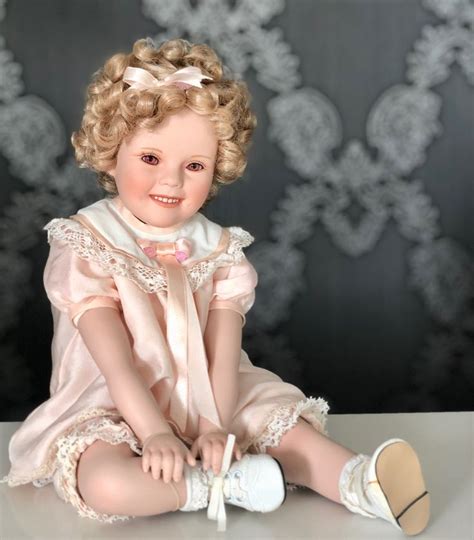 Little Miss Shirley Shirley Temple Portrait Porcelain Doll The Danbury Mint Bambole Di