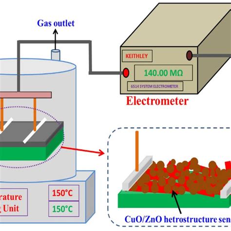 Schematic View Of The Gas Sensor Measurements Unit Download Scientific Diagram