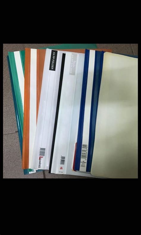 Clear Folder File Folder Divider A Size Hobbies Toys Stationery Craft Stationery