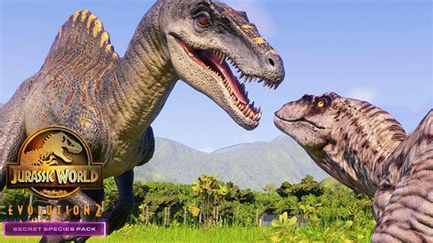 Spinoraptor And Velociraptor Have A Unique Social Animation Jurassic