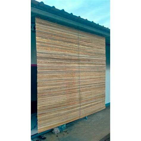 Jual Tirai Bambu Sawit 2x2 Meter Anti Air Hujantampias Panas Free Rol Tali Gulung Shopee