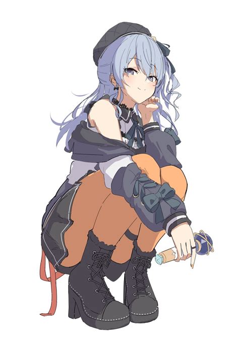 Hoshimachi Suisei And Hoshimachi Suisei Hololive Drawn By Brat Brabrabrat Danbooru