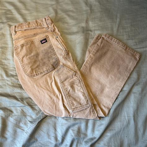 Super Sick Brown Dickies Carpenter Pants 32x30 Depop