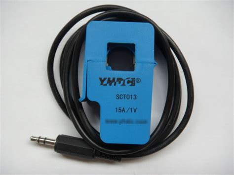 New Split Core Current Transformer 15a 3 5mm Output Used For Current Measurement