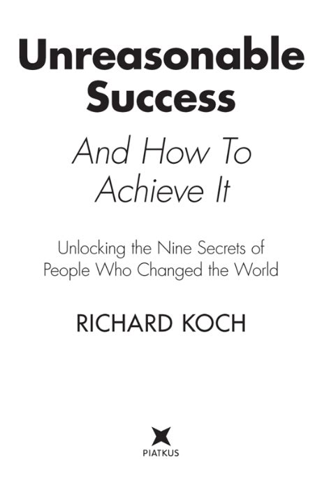 Unreasonable Success And How To Achieve It Fahasacom