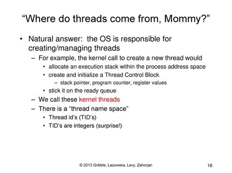 Cse 451 Operating Systems Spring 2013 Module 5 Threads Ppt Download