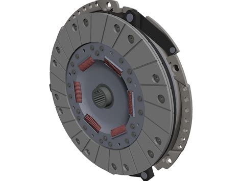 Clutch Assembly Cad Model 3dcadbrowser