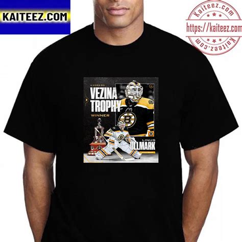 Linus Ullmark Is The 2023 Vezina Trophy Winner Vintage T Shirt Kaiteez