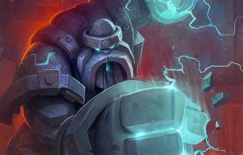 Wallpaper Being Art Wow World Of Warcraft Electron Hearthstone
