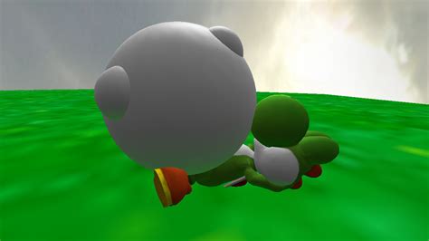 Yoshi Relax After Eating Onigamer666 By Legoben2 On Deviantart