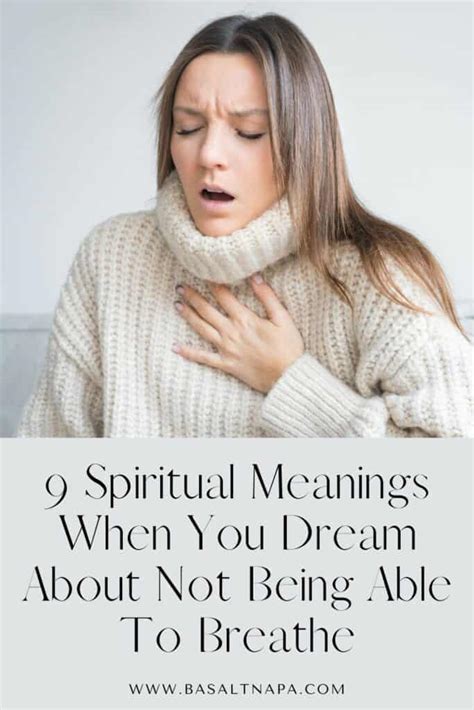 9 Spiritual Meanings When You Dream About Not Being Able To Breathe