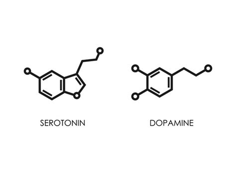 Dopamine Molecule Ionic Bond
