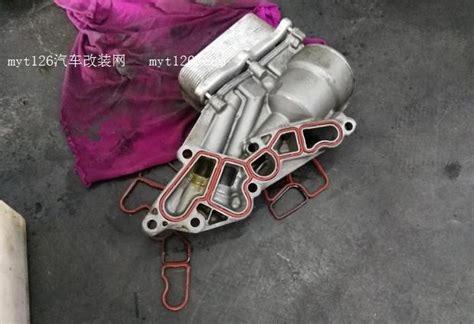 奔驰e300l 272发动机机滤底座漏油维修 Myt126汽车改装网