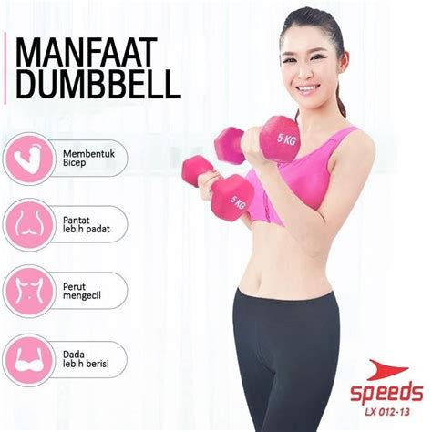 Jual Speeds Dumbell Barbel Vinyl 5kg 1pcs Cewek Gym Neoprene Barbel Mini 012 13 Bisa Cod