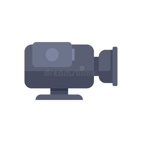 Modern Security Camera Monitoring System Providing Safety Stock Illustration Illustration Of