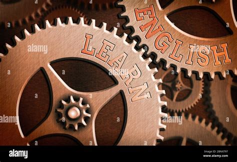 Writing Note Showing Learn English Business Concept For Gain Acquire