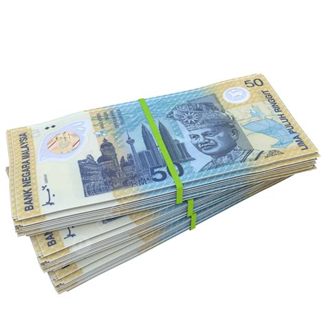 50 Malaysian Ringgit Stack 50 Malaysian Ringgit Stack Pile Malaysian