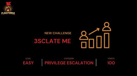 Flagforge Ctf Cybersecurity Privilegeescalation Hacking Challenge Flagforge