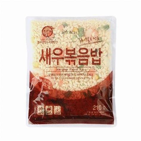 한우물 새우 볶음밥 210g 1개 에누리 가격비교