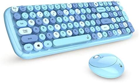 Buy Evm Wireless Rounded Key Keyboard And Mouse Combo 2 4g Plug And Play 10m Range