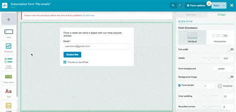 Get The Html Opt In Code From Sendpulse To Use In Popupally