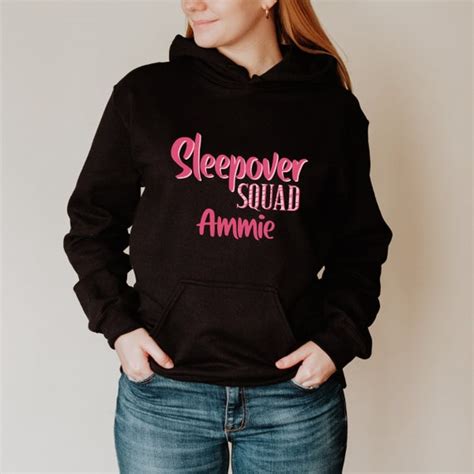 Custom Slumber Party Squad Shirts Personalized With Name T Etsy