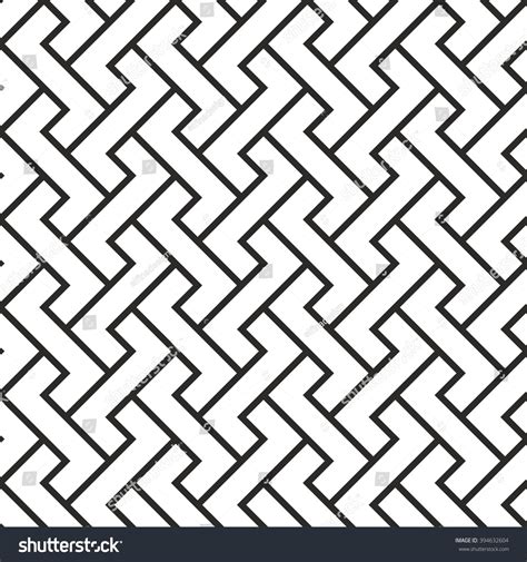 Abstract Geometric Pattern Vector Interlocking Shapes เวกเตอร์สต็อก
