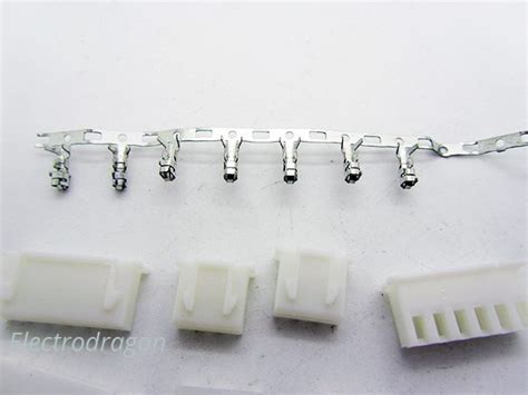 50kits Xh 2 54 Female Header Male Header Crimp Metal Insert [pins] Electrodragon