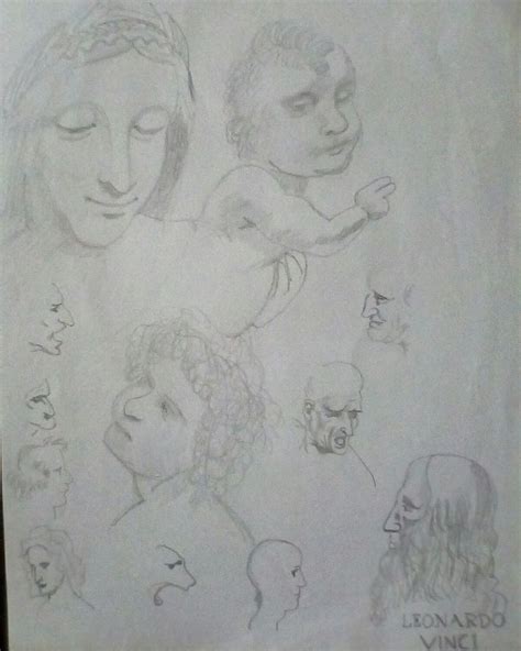 Leonardo By Domenico Allocca Sketches Male Sketch Female Sketch