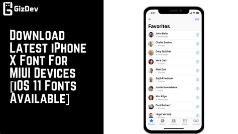 Download Latest Iphone X Font For Miui Devices Ios 11 Fonts Available