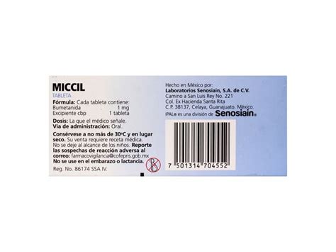 Comprar Miccil 1 Mg 20 Cápsulas Walmart Guatemala