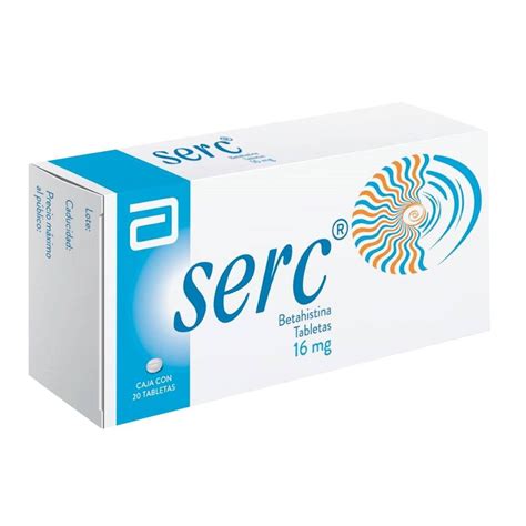 Serc 16 Mg 20 Tabletas Walmart