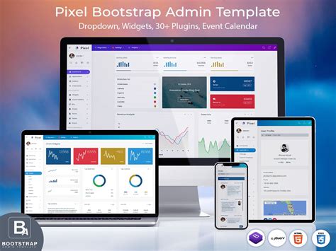 Pixel Bootstrap Admin Template Web Template Web App Templates