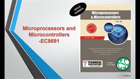 Microprocessors And Microcontrollers Ec8691 Important Questions And
