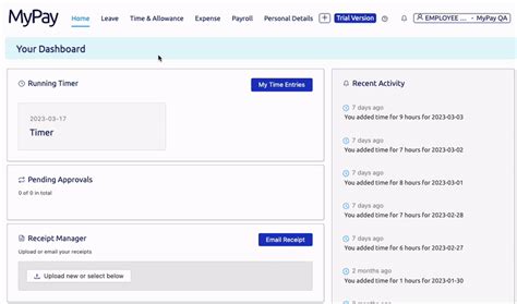 Timer Feature Zone Employee Portal Knowledge Base