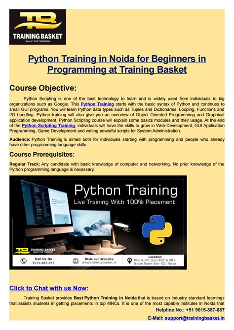 best python training in noida best python training institute in noida by trainingbasketamazing