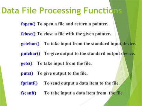 File In C Programming Ppt
