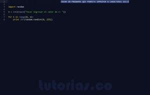 Ciclo For Python Caracteres Ascii Tutorias Co