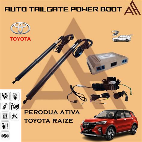 Perodua Ativa Raize Plug And Play Auto Tailgate Power Boot Soft Close