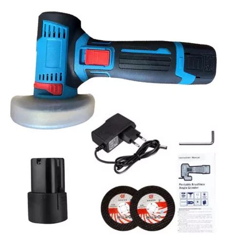 Amoladora Angular 220 V Batería Accesorio Cuotas Sin Interés