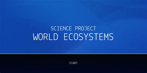 3d Ecosystem Model