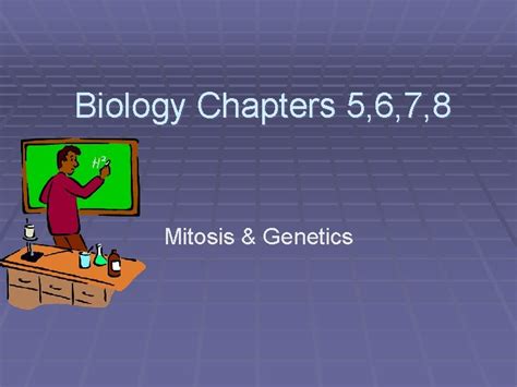 Biology Chapters 5 6 7 8 Mitosis Genetics