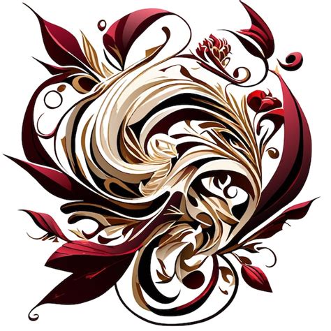 Compilación Dinámica De Diseños Florales Vector Premium
