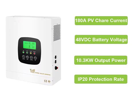 10kw Hybrid Solar Inverter Single Phase 48vdc Home