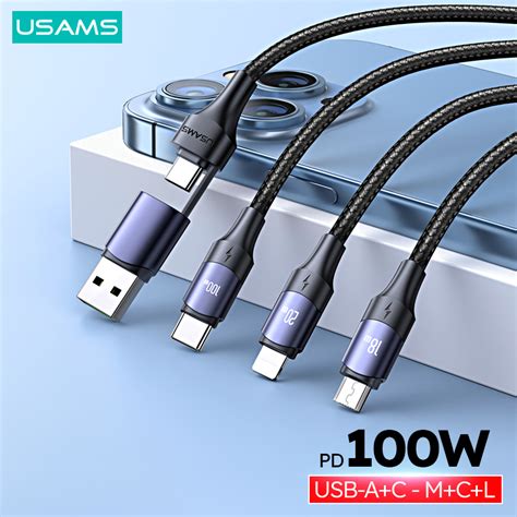 D Y C P S C Nhanh Usams U Trong W Usb Type C Ip D Nh Cho Phone Ipd Android Ip